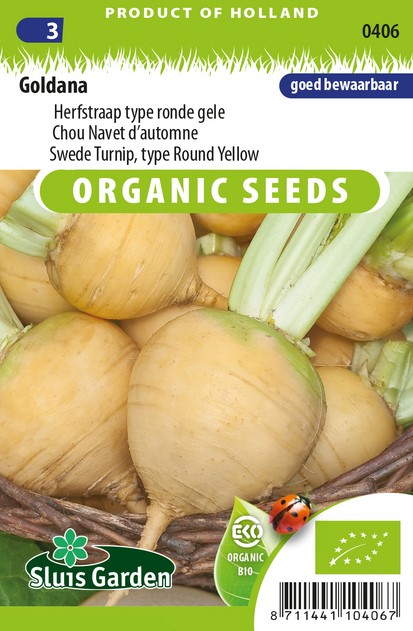 Buy Swede Turnip Goldana (type round yellow) EKO? Order seeds online at ...